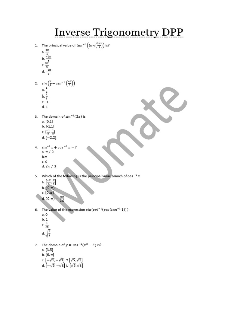 Inv. Trigo DPP | PDF | Computers