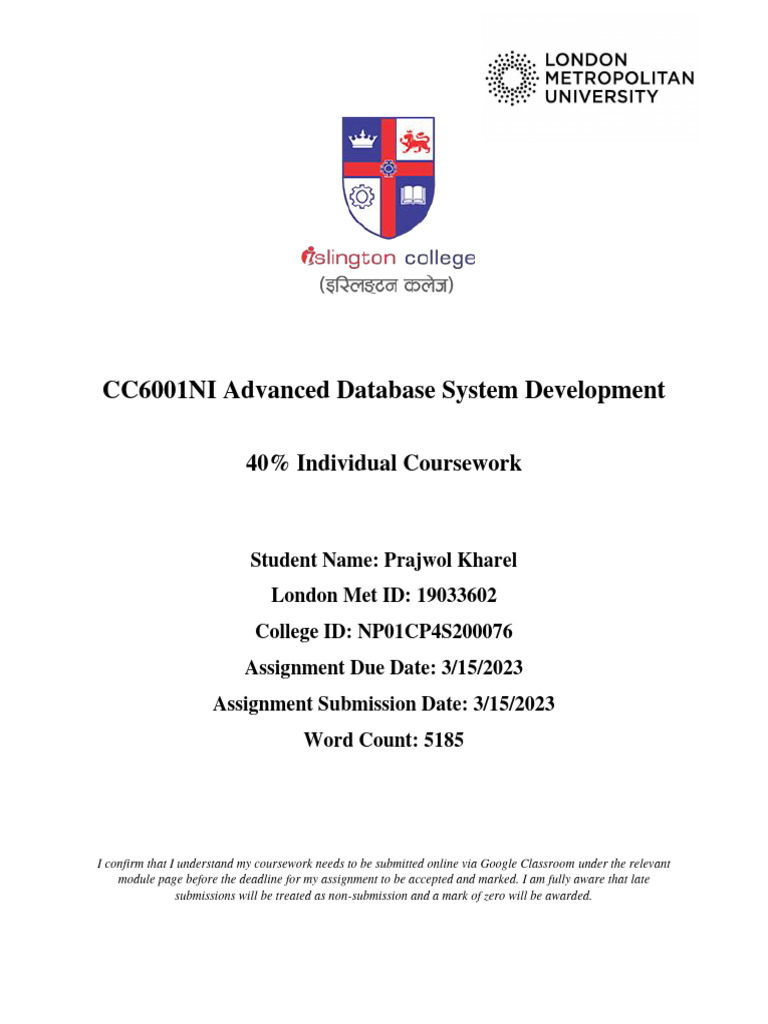 Prajwol Kharel | PDF | Data Model | Information Retrieval