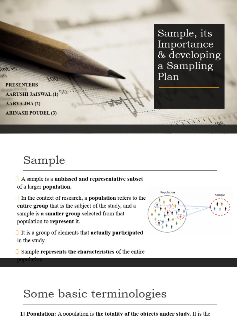 Sample, Its Importance & Developing A Sampling | PDF | Sampling ...