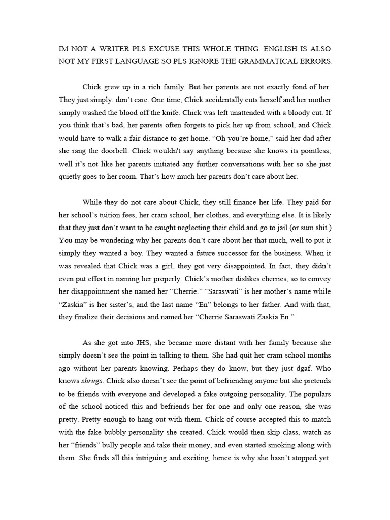 Sorry Chick | PDF | Mystery, Thriller & Crime Fiction | Poetry