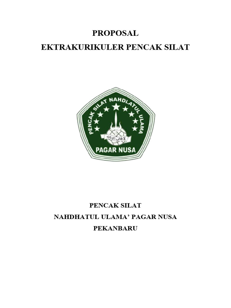 Proposal Ekskul Pencak Silat | PDF