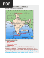 India Coastal States and Lengths Map | PDF | Physical Geography ...