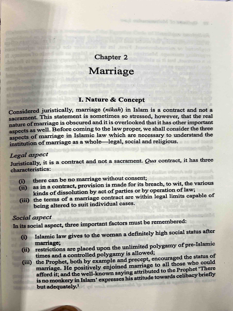 Marriage Muslim Law | PDF | Marriage | Wife