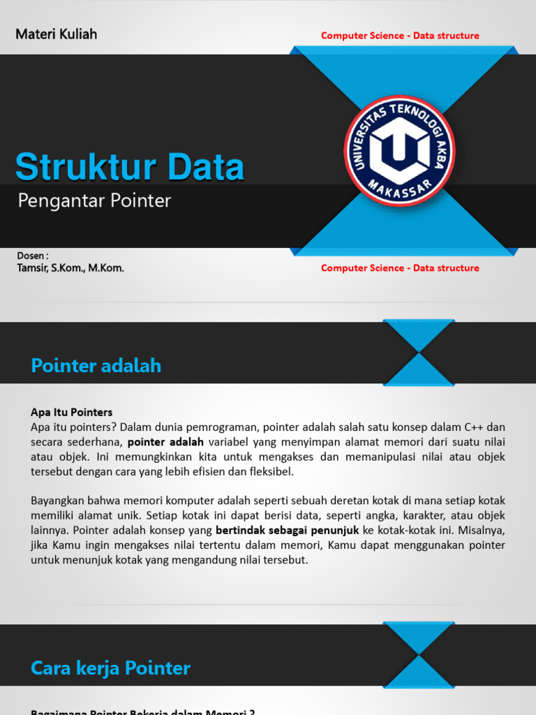 Pengantar Singkat Tentang Pointer | PDF