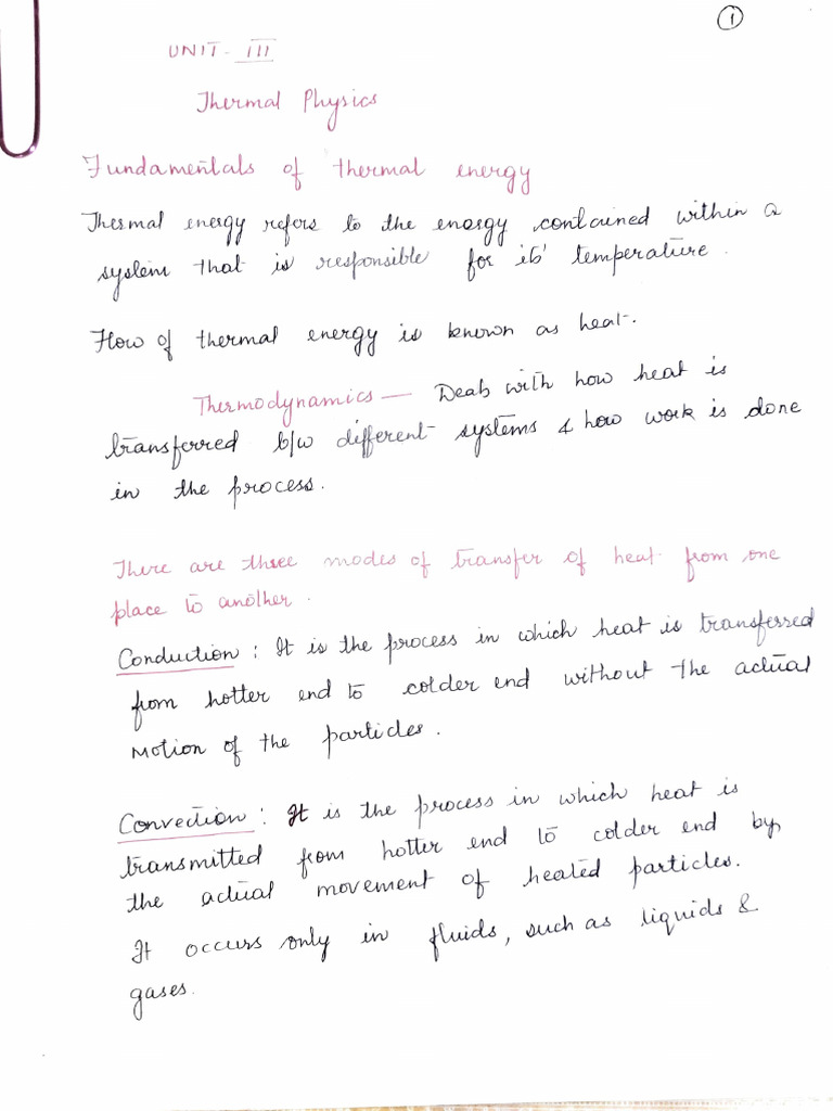 Unit 3 Thermal Physics | PDF | Estudios de idiomas extranjeros | Métodos y materiales de enseñanza