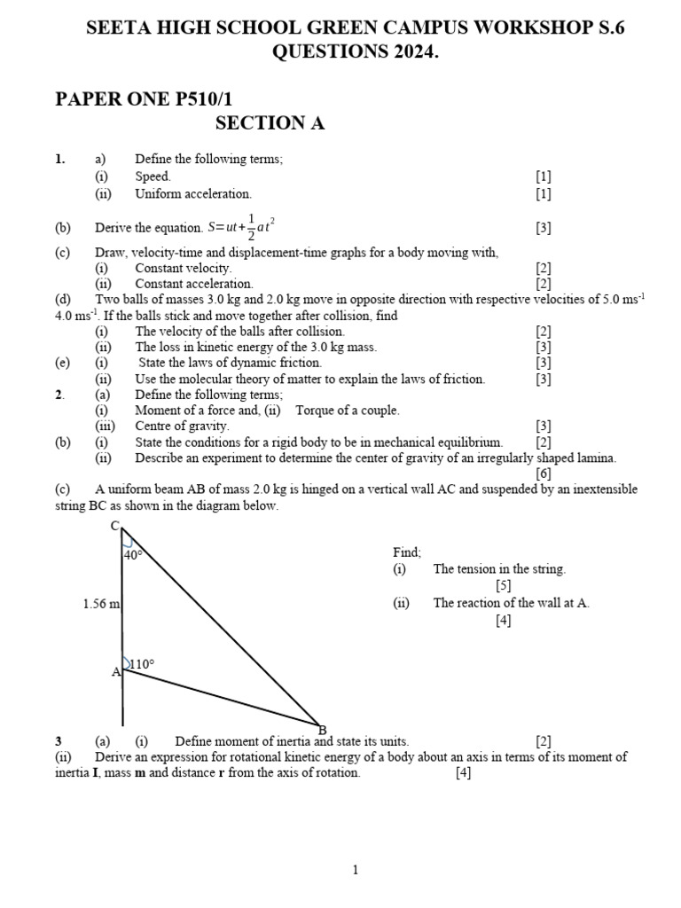 Seeta S6 Seminar Questions PDF | PDF | Inductor | Capacitor