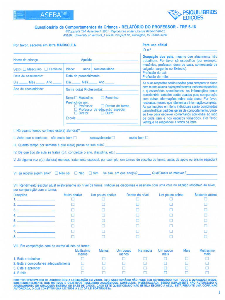 TRF Professores | PDF