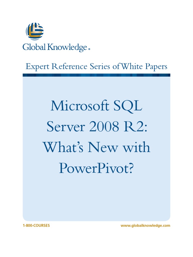Microsoft SQL Server 2008 R2: What'S New With Powerpivot?: Expert ...