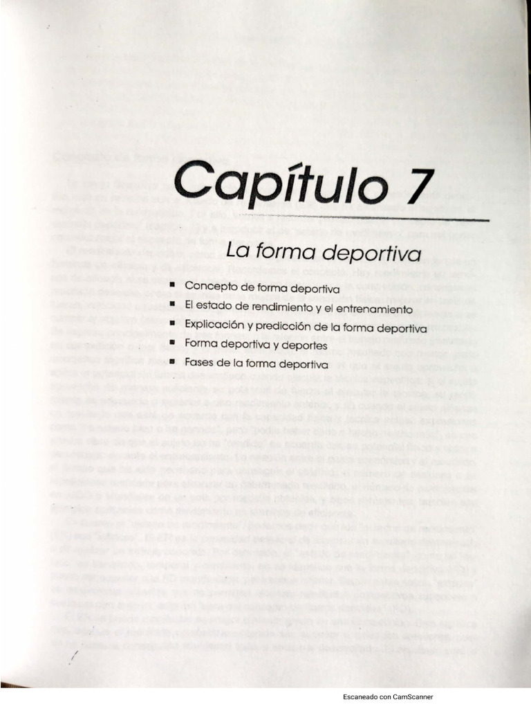 Forma Deportiva. Badillo | PDF