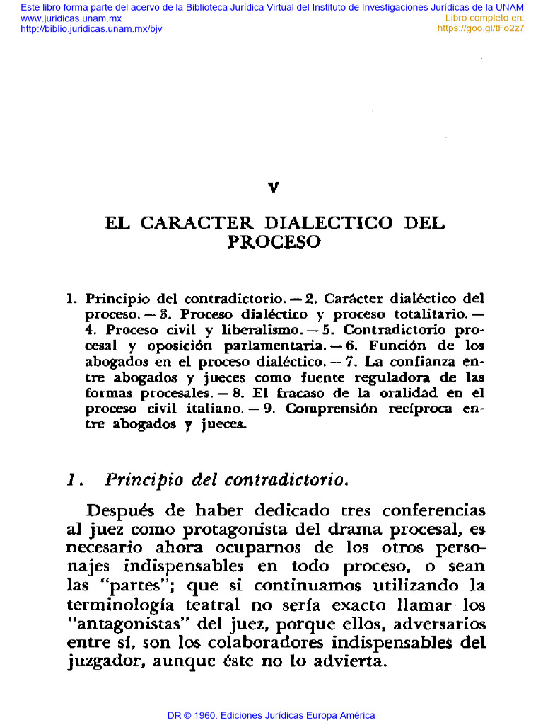 Carácter Dialéctico Del Proceso-La Contradicción (UNAM) | PDF | Juez ...
