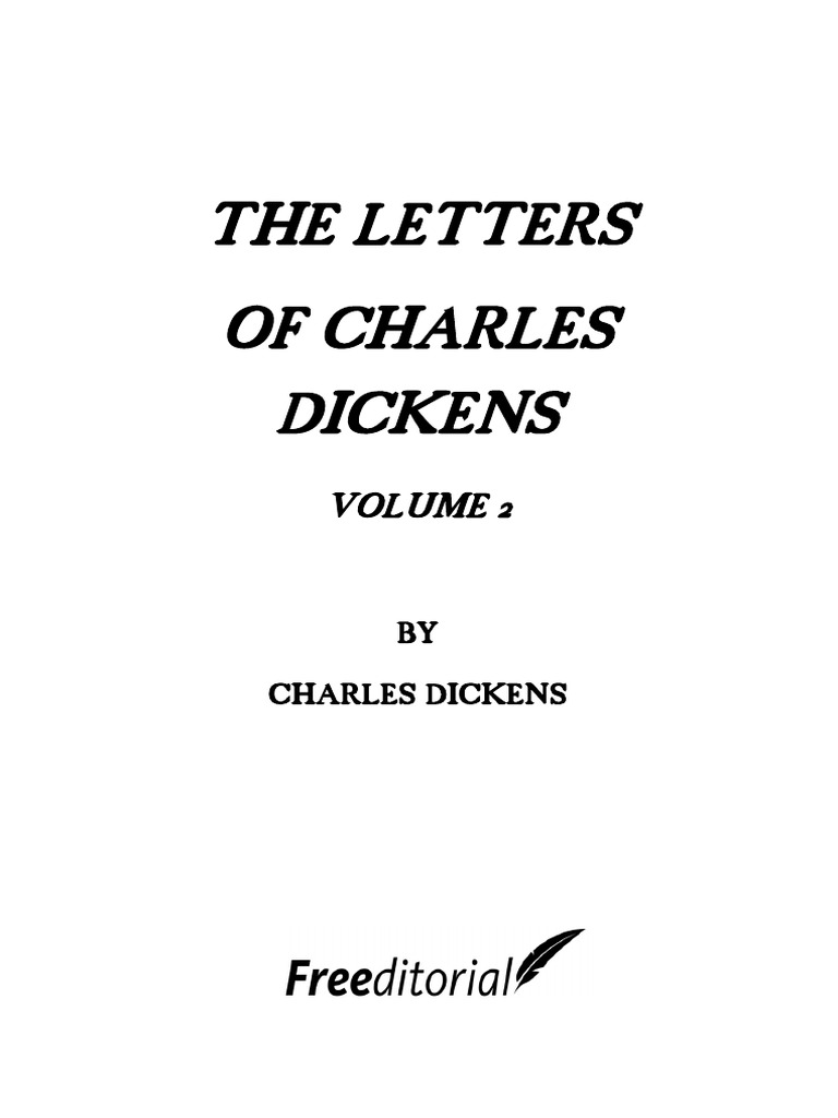 the_letters_2 | PDF | Charles Dickens