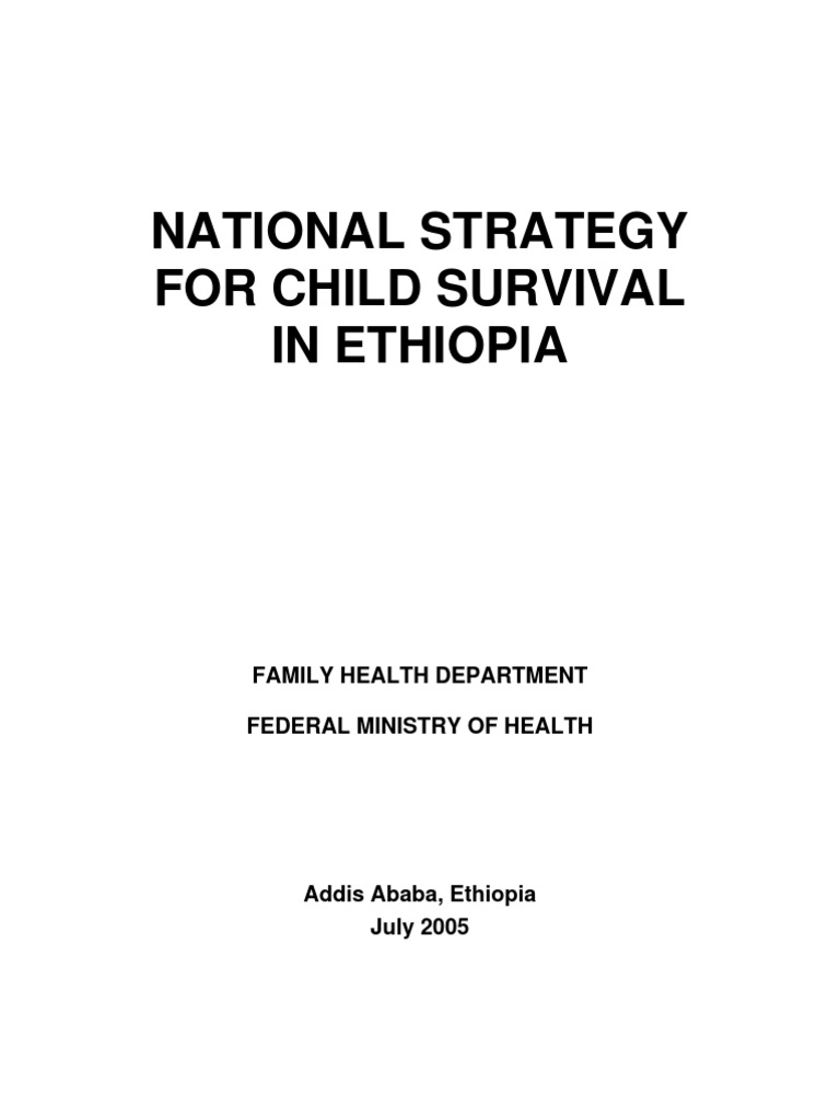 Child Survival Strategy | PDF | Child Mortality | Millennium ...