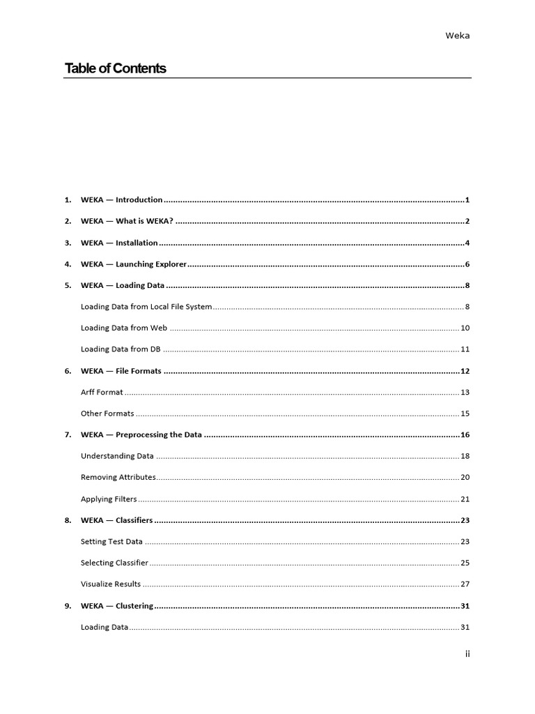 Final Weka Lab Tutorial | PDF | Machine Learning | Cluster Analysis Final Weka Lab Tutorial | PDF | Machine Learning | Cluster Analysis