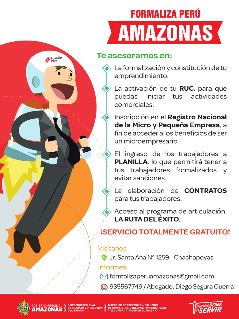 Flyer Formaliza Perú Amazonas | PDF