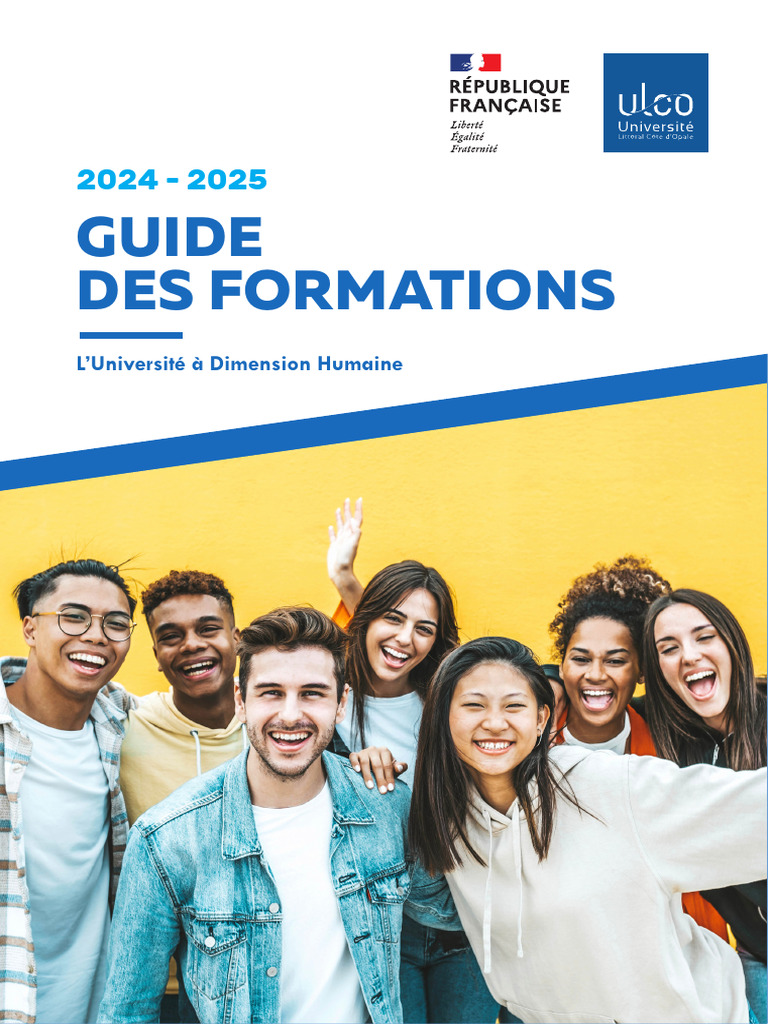 Guide des Formations ULCO 2024-2025 | PDF