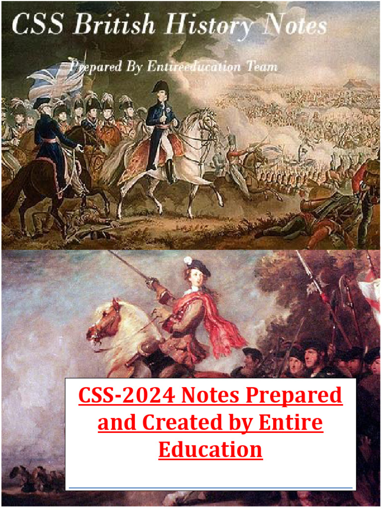 British History Notes Css | PDF | Monarchy Of The United Kingdom | John ...