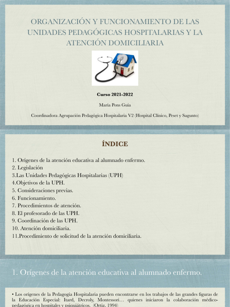Power UPH-domiciliaria 21-22 2 | PDF | Maestros | Hospital