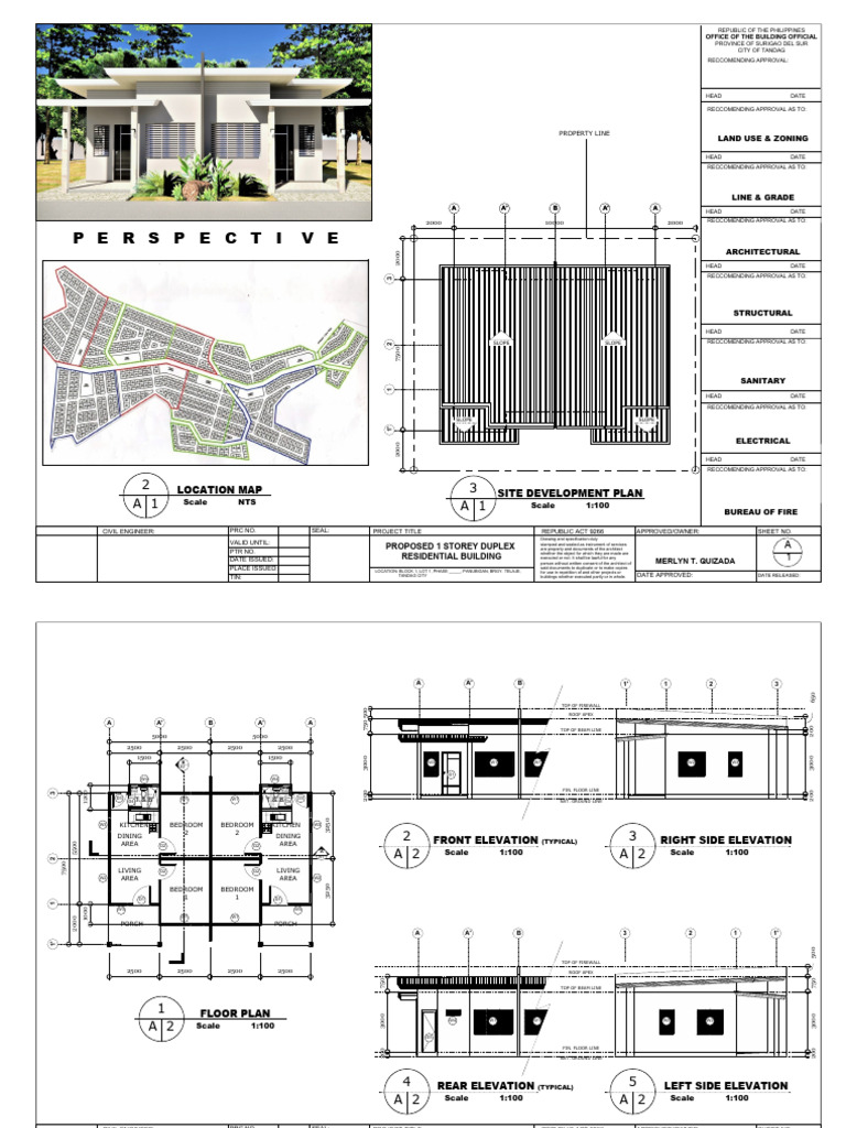 Duplex House | PDF | Buildings And Structures | Building Engineering