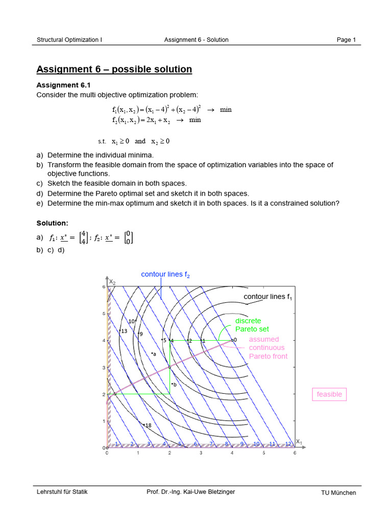 Multi-Objective Structural Optimization Solutions | PDF | Mathematical Optimization | Mathematics