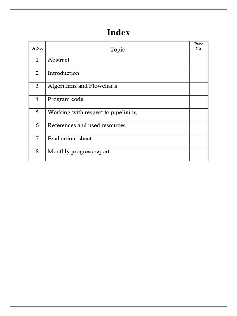 Pipelining Algorithms and Code Overview | PDF