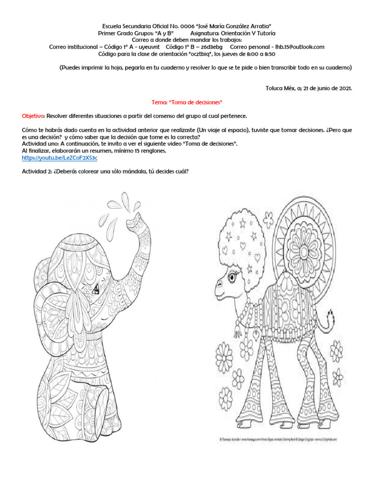 Toma de Decisiones en Orientación Escolar | PDF