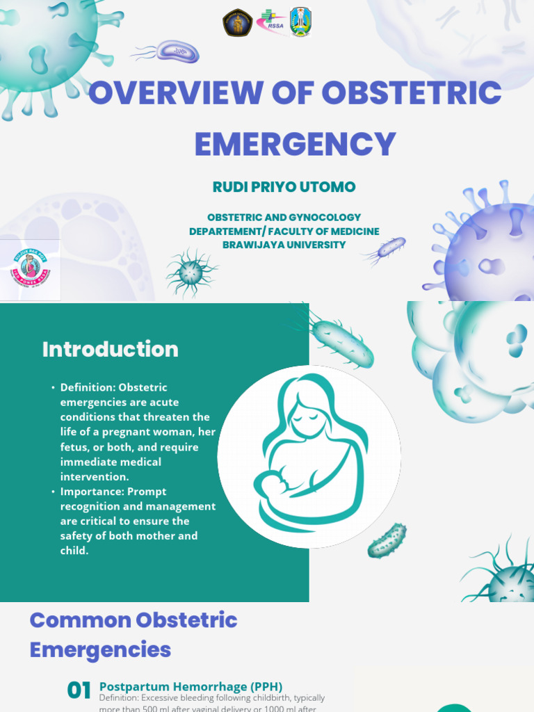 Overview Obstetric Emergency | PDF | Childbirth | Medical Specialties