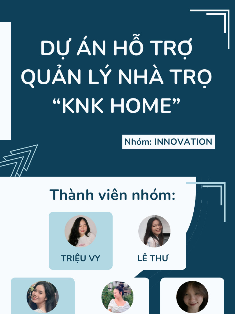 Dự Án Hỗ Trợ Quản Lý Nhà Trọ "Knk Home" | PDF