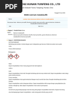 Material Safety Data Sheet (MSDS) H2SO4 | PDF