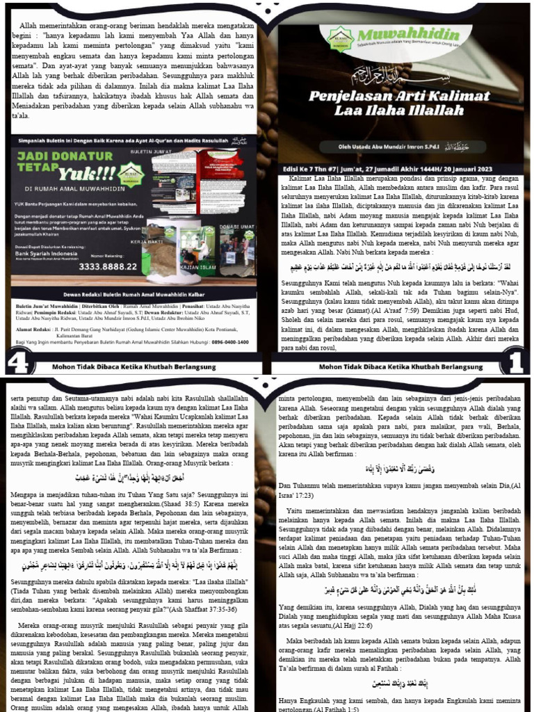 Buletin Jumat Edisi7.7 | PDF