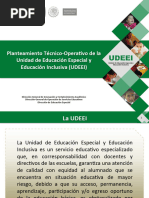 ¿Qué Es La UDEEI | PDF | Educación especial | Escuelas