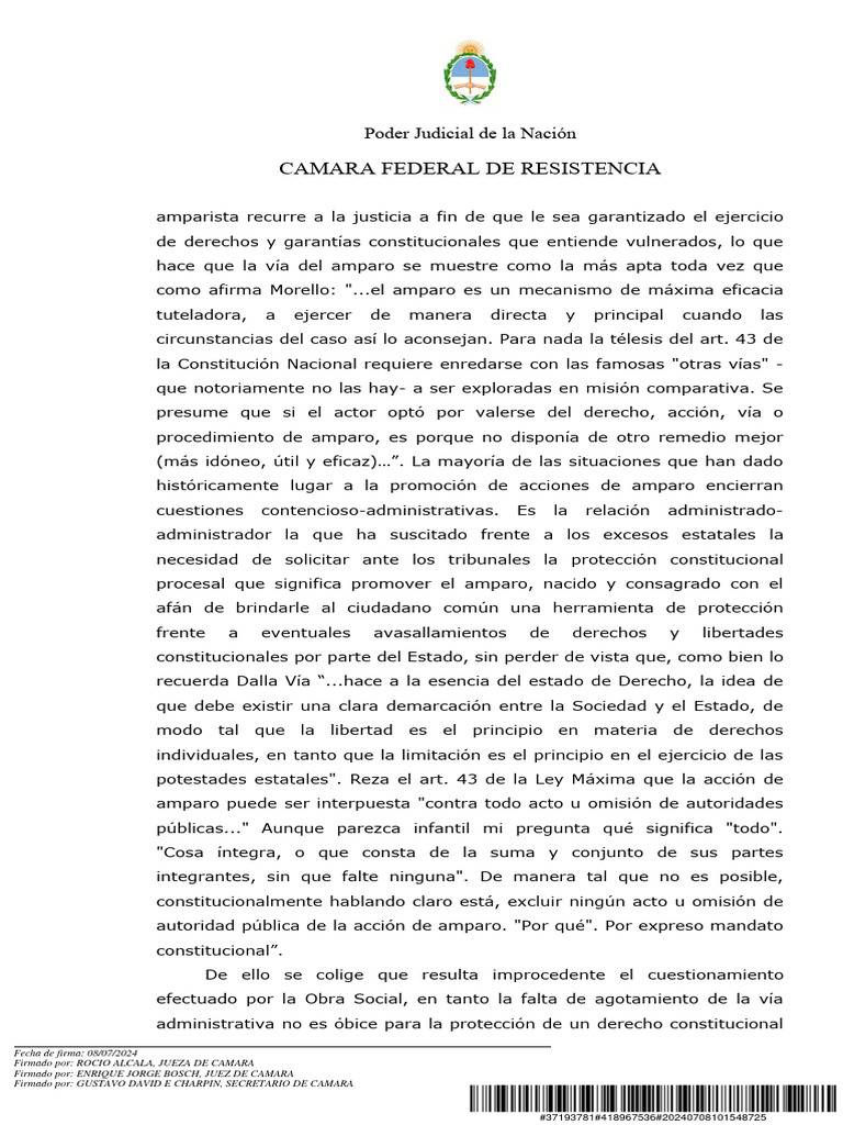 Fallo 7 | PDF | Gobierno | Justicia