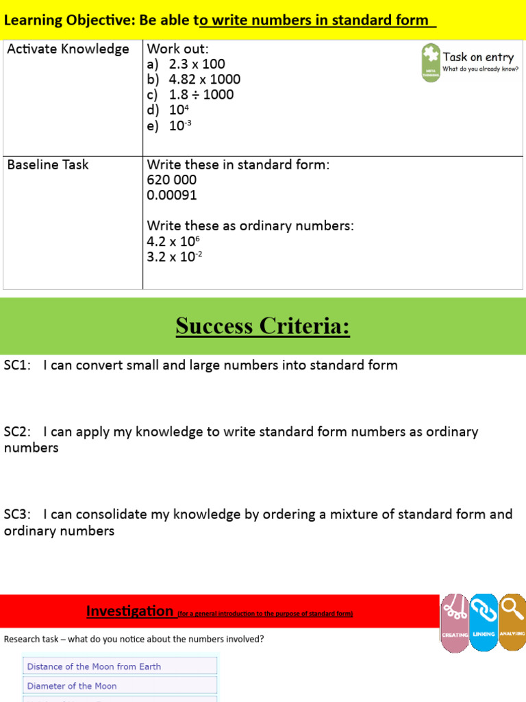 Standard Form Mastery Guide | PDF