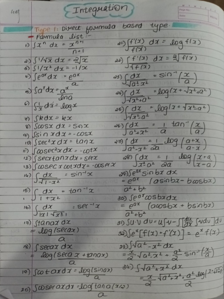 Integration Types | PDF