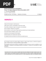 IAVE Arquivo - Provas e Exames Finais Nacionais ES | PDF