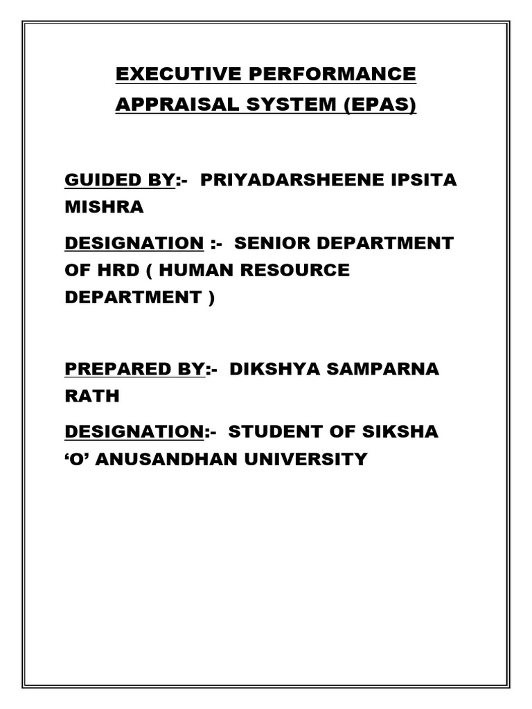 Executive Performance Appraisal System | PDF | Performance Appraisal ... Executive Performance Appraisal System | PDF | Performance Appraisal ...