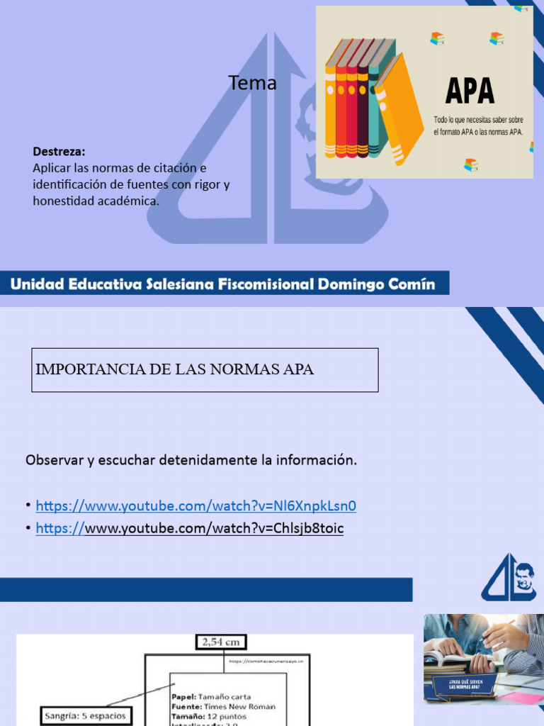 Normas APA | Descargar gratis PDF | Estilo apa | Instituto de ...