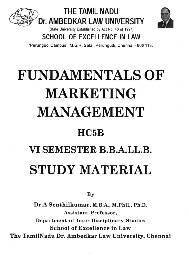 Fundamental of Marketing Management | PDF