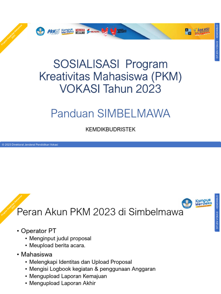 Paparan - Panduan SIMBELMAWA VOKASI | PDF