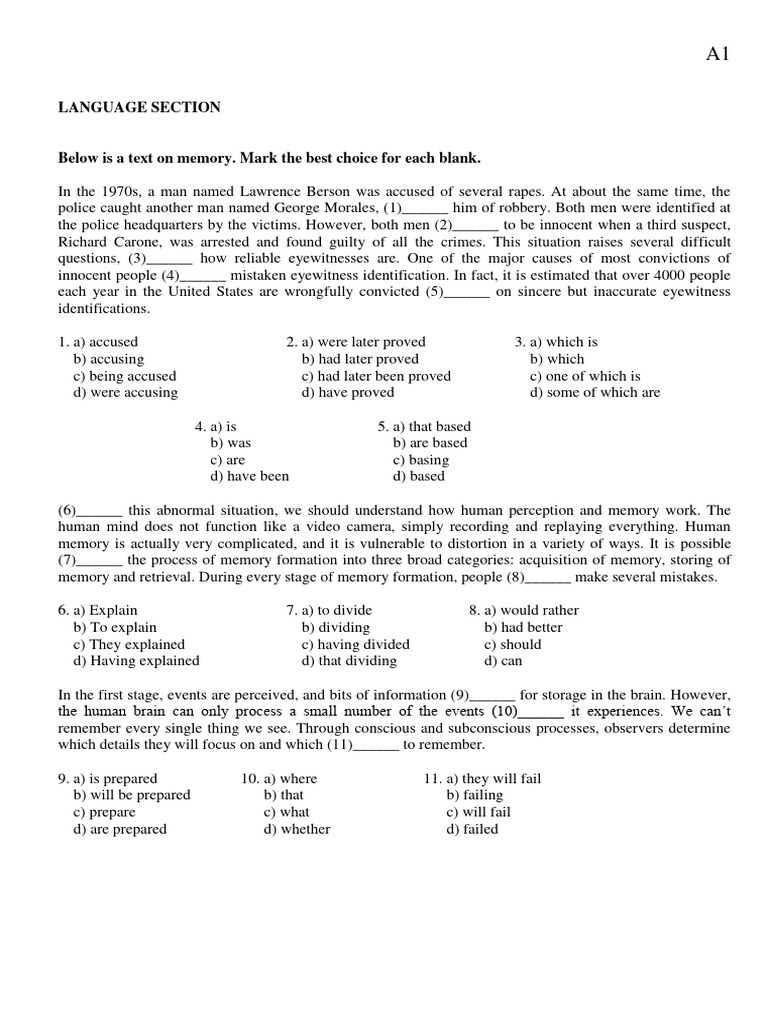 Eyewitness Memory and Its Reliability | PDF | Memory | Adolescence