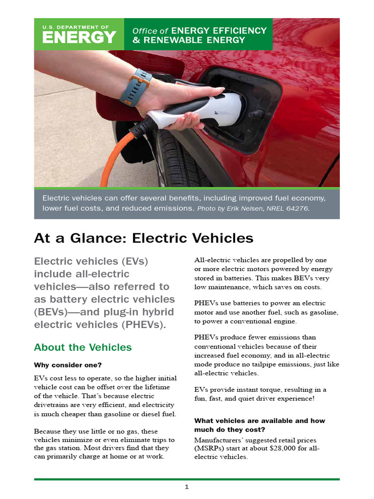 Electric-Drive Vehicles | PDF | Plug In Hybrid | Electric Vehicle
