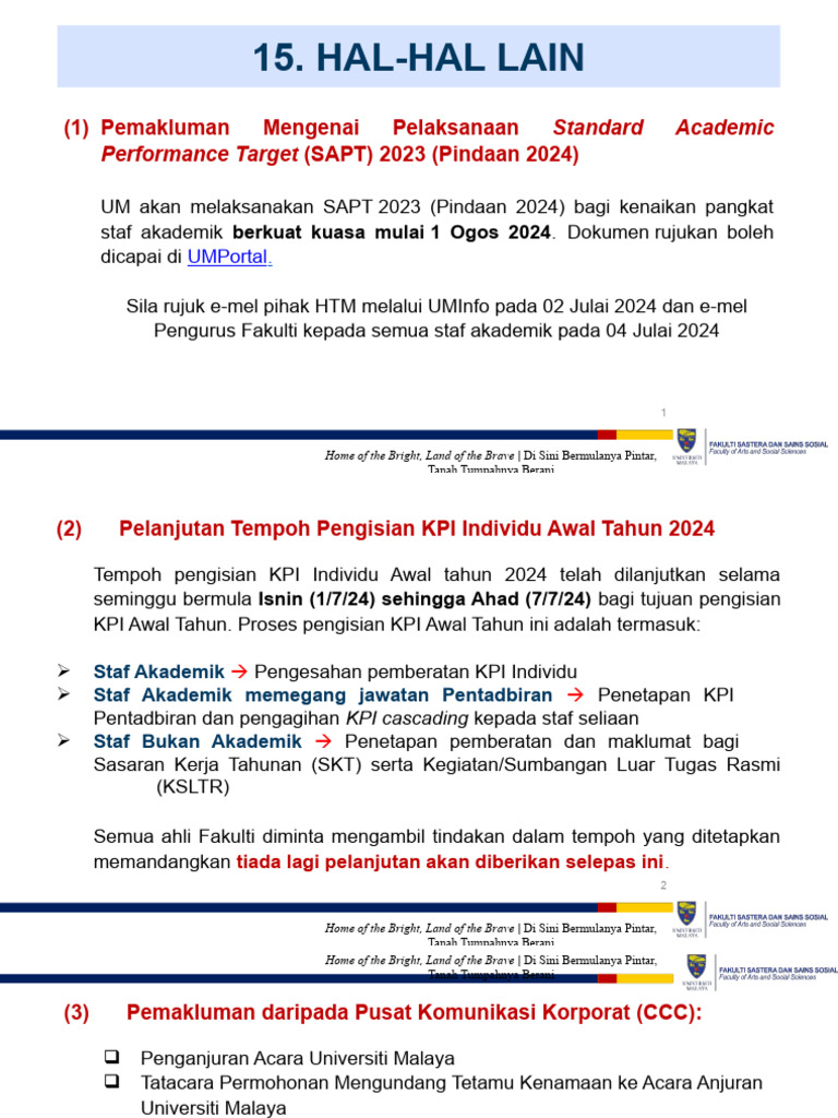 MFSSS 05.07.2024 - Hal-Hal Lain | PDF