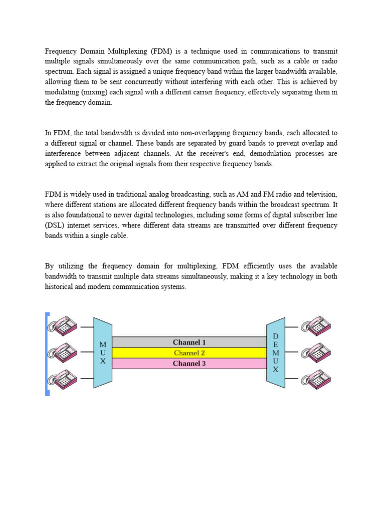 Frequency Domain Multiplexing | PDF