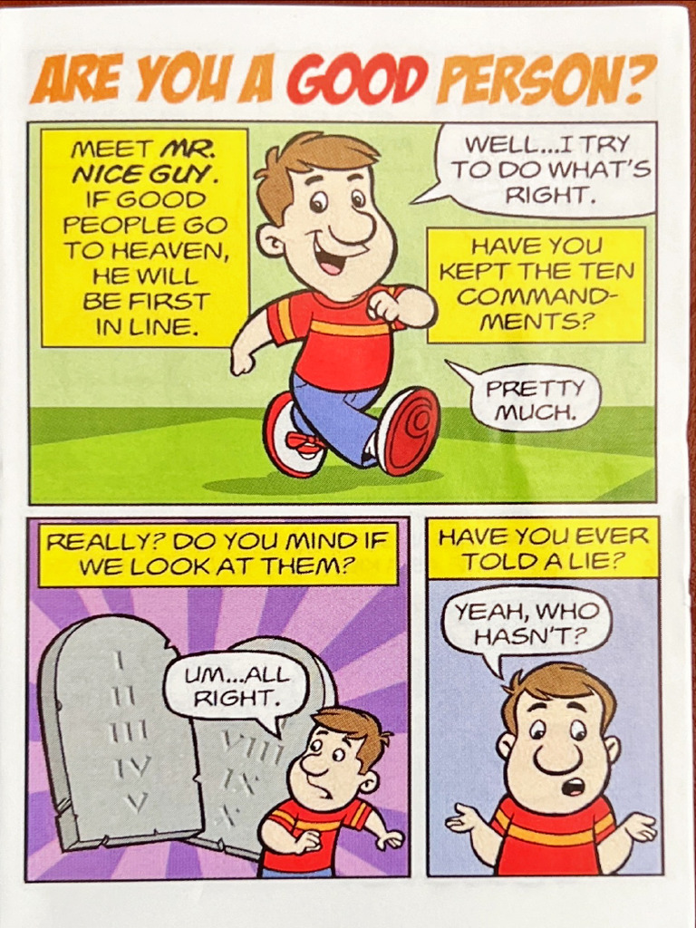 Good person comic strip | PDF