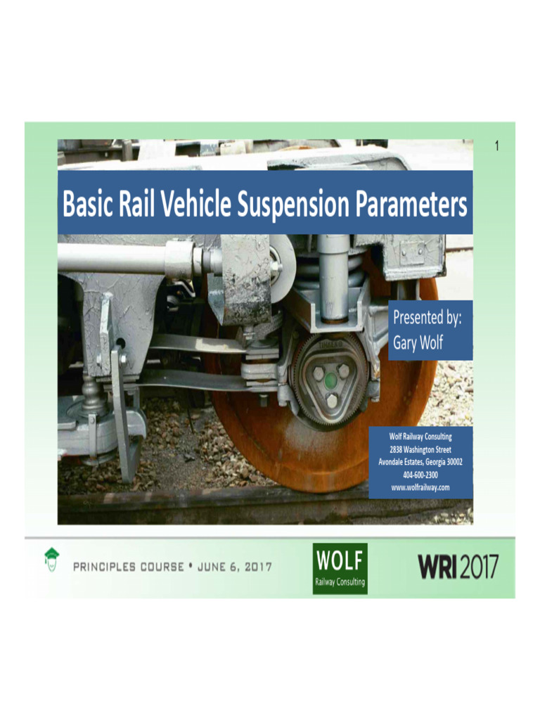 PC 5 WRI 2017 Principles Wolf suspension | PDF | Mechanics | Mechanical ...