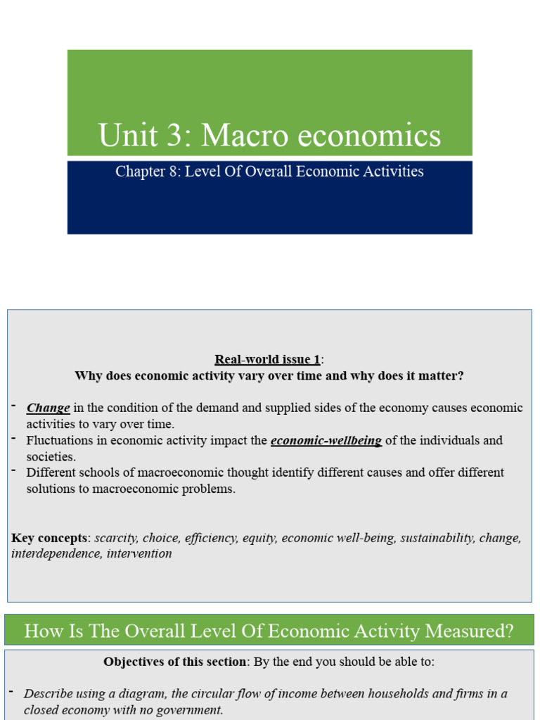 Measuring The Lwvel of Econs Activities | PDF | Measures Of National Income And Output | Economics