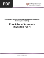 Cambridge A Level Accounting 9706 Syllabus | PDF | Management ...