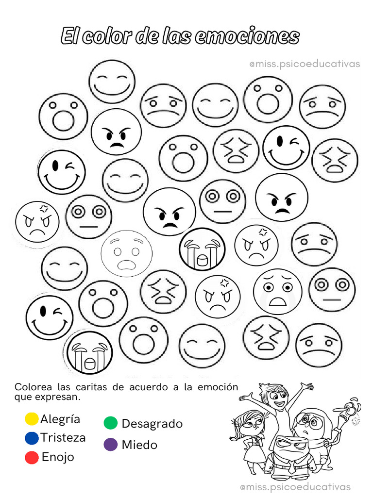 El Color de Mis Emociones. PRIMARIA | PDF