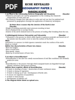 2024 Kcse Geography Paper 1 | PDF