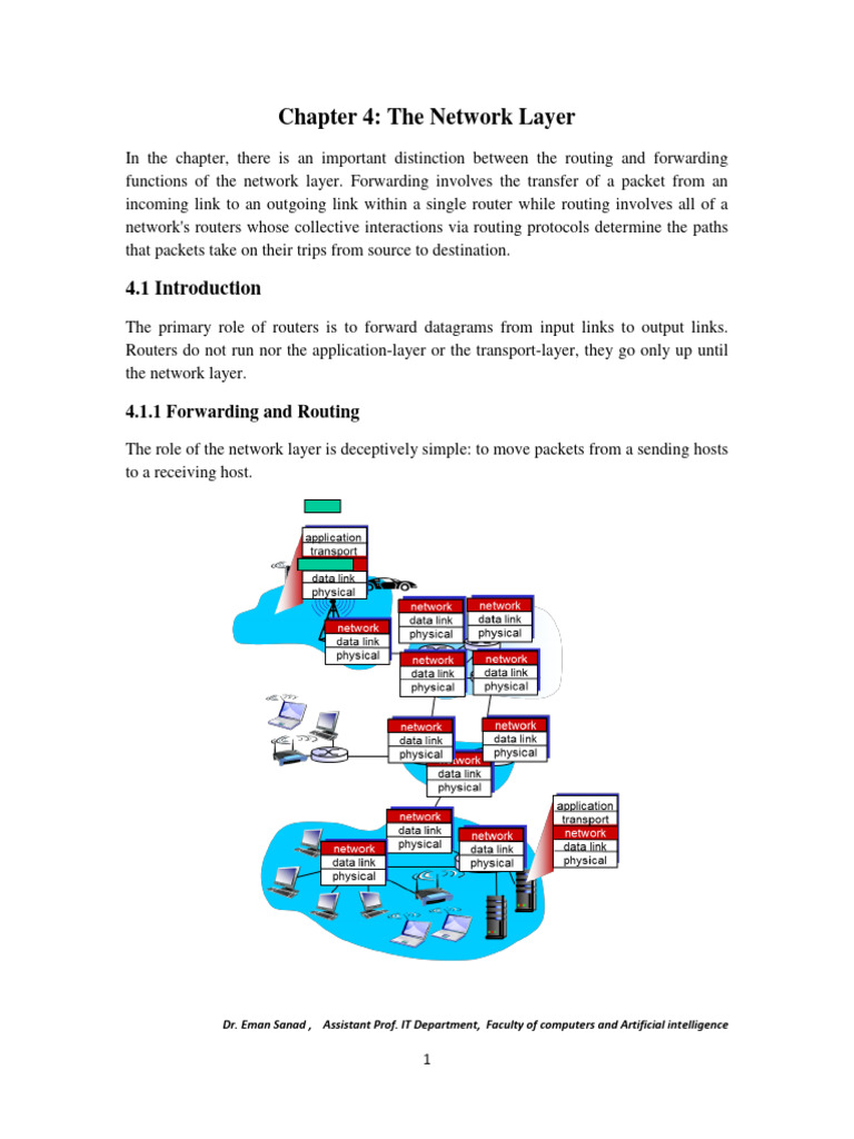 Fundamentals of Computer Networks Chapter 4 Summary | PDF | Internet Protocols | Ip Address