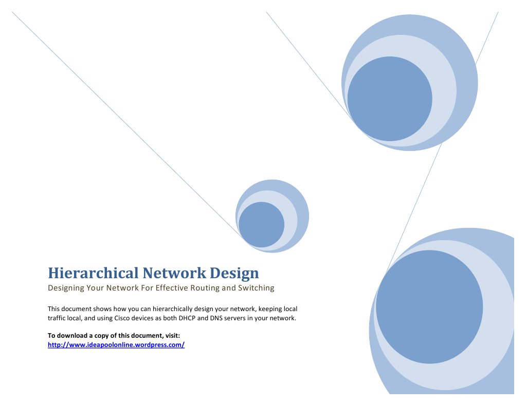 Hierarchical Network Design | PDF | Computer Network | Internet ...